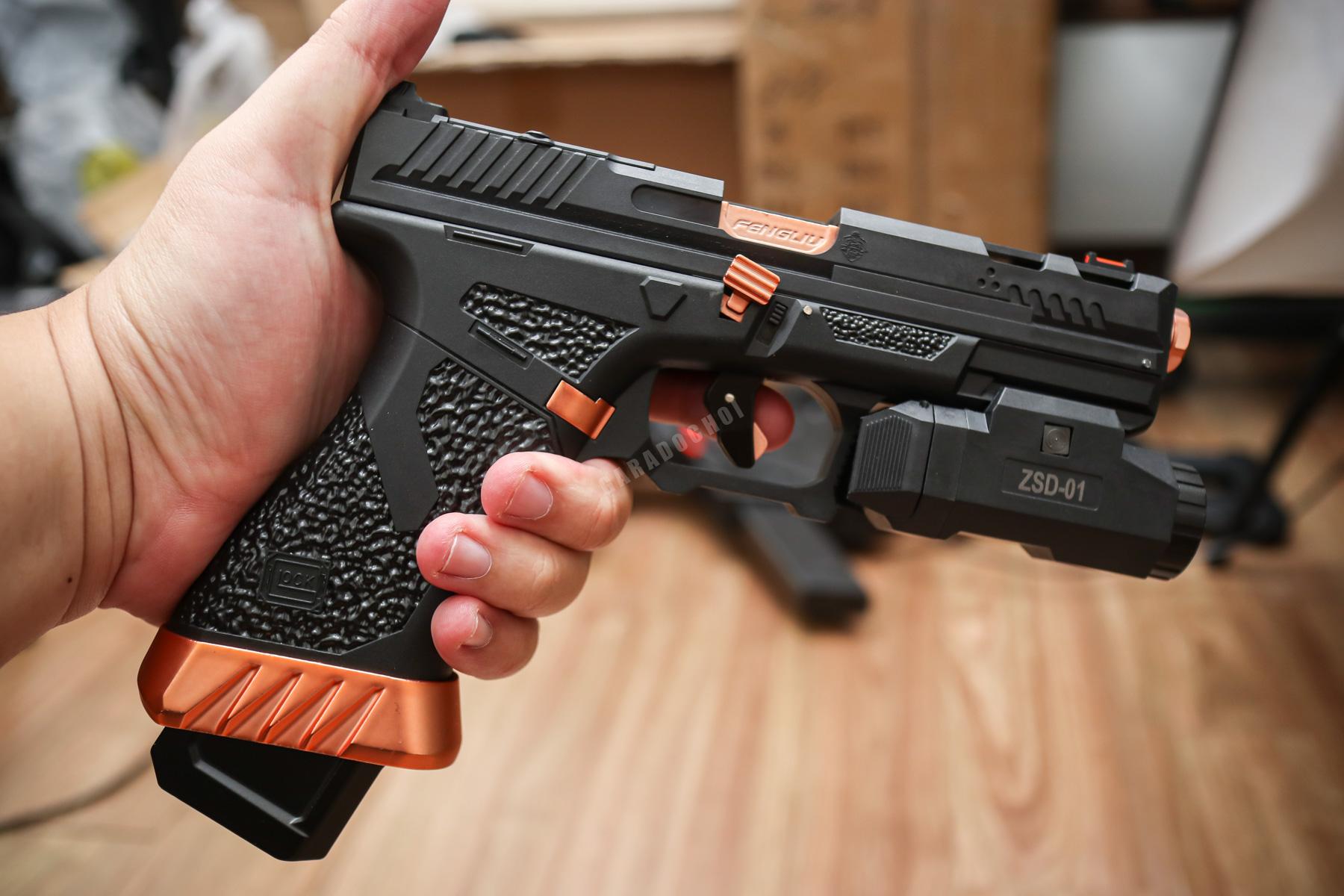 GLOCK Tactics G01 Văng Shell – Full Auto – Blowback – Gara Đồ Chơi